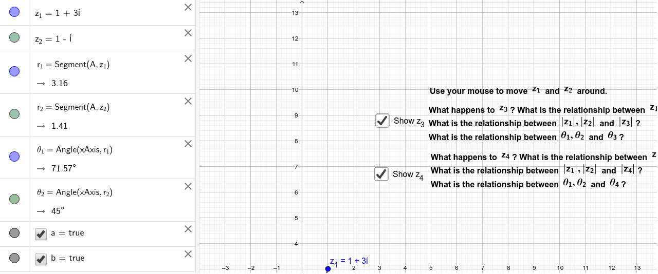 Complex Numbers mod – GeoGebra