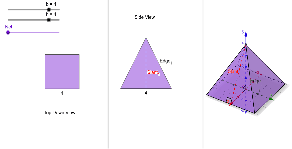 Pyramid Net – GeoGebra
