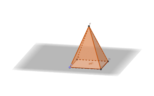 pirâmide quadrangular – GeoGebra