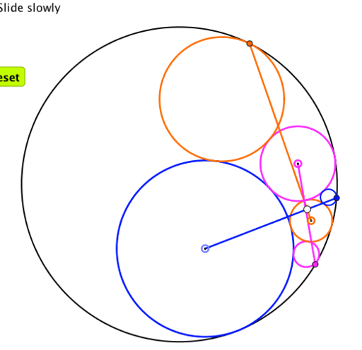 #38 Nested tangent circles 2 – GeoGebra