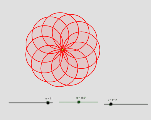 Circle drawings – GeoGebra