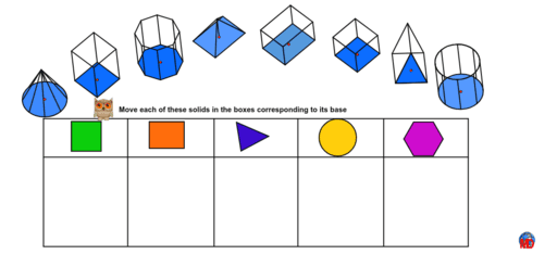 Match solids to their bases – GeoGebra