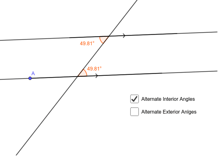 Alternate Angles – GeoGebra