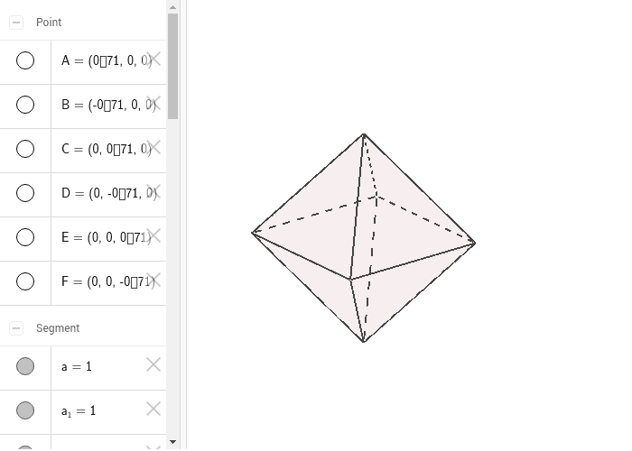 Octahedron – GeoGebra
