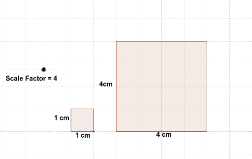 Scale factor square – GeoGebra