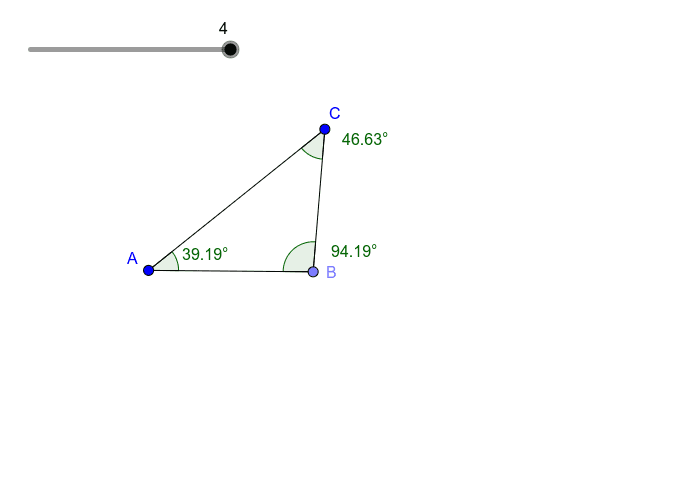 Classifying Triangles by Angles (version 2) – GeoGebra