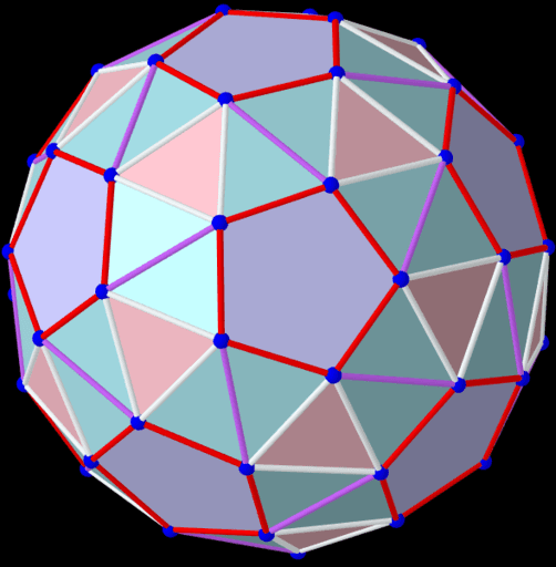 Biscribed Snub Dodecahedron, n=60. Polyhedra with extreme distribution ...