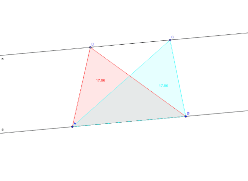 Areas of Parallelograms and Triangles_EXPERIMENT_16 – GeoGebra