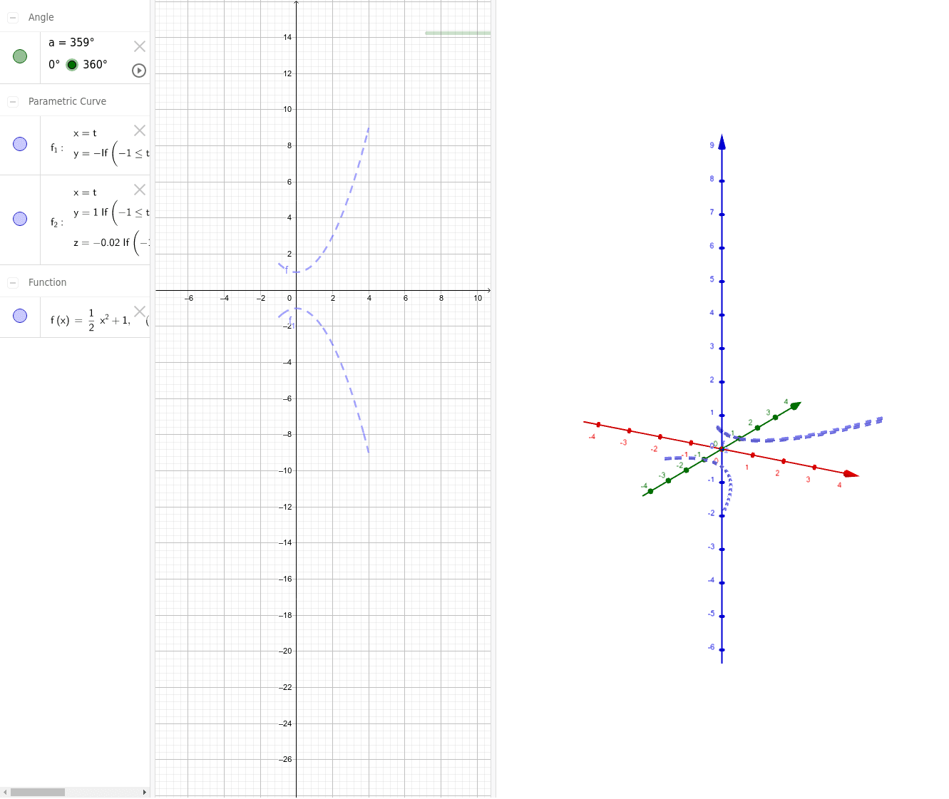 area of 3D graph – GeoGebra