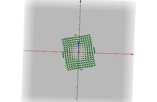 Vector Field (unit vectors and fractional scalar) – GeoGebra