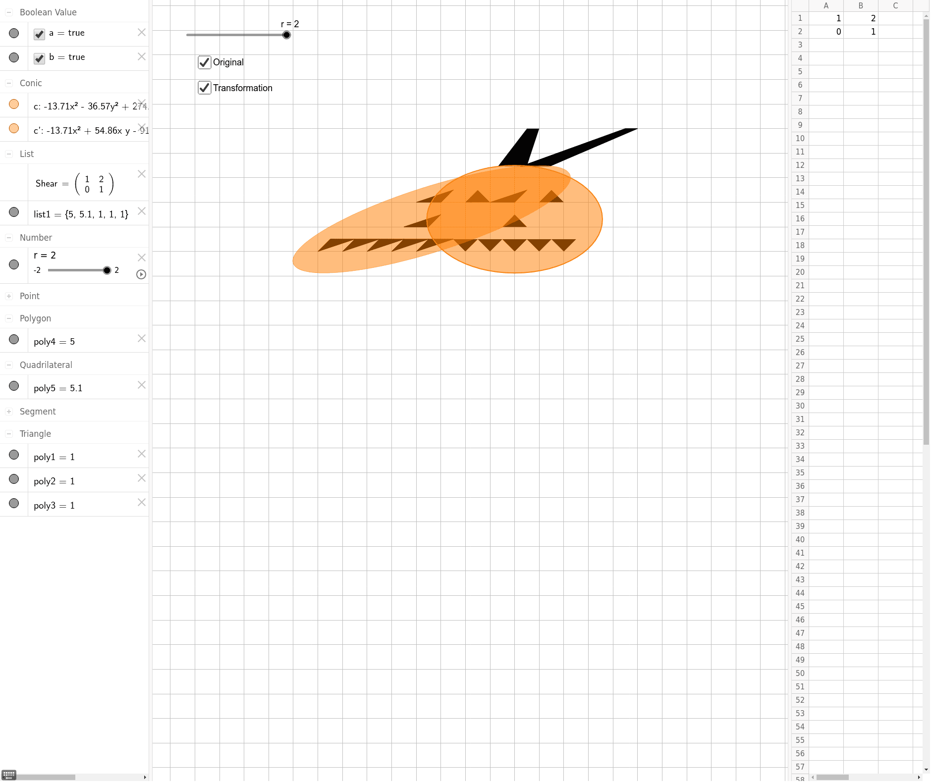 pumpkin translation – GeoGebra