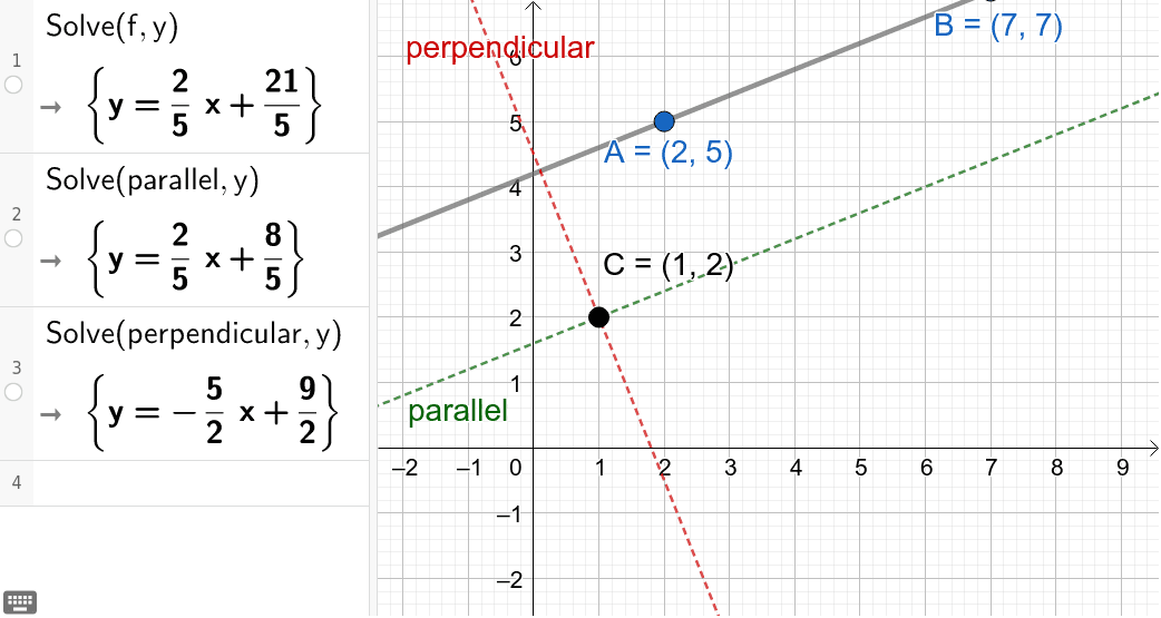 Practice finding equations of lines + perpendicualr and parallel ...