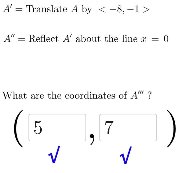 Transformations: 2 Steps (V1) – GeoGebra