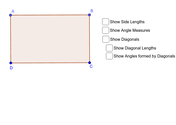 Discovering Quadrilaterals, Parallelograms, and Rectangles – GeoGebra