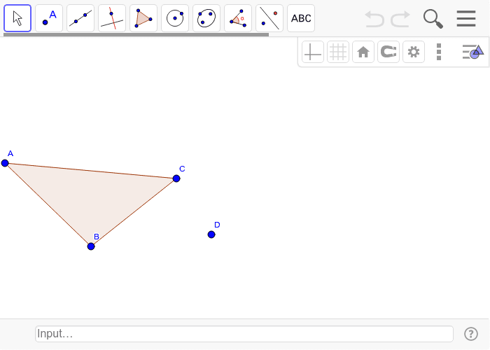 Rotate the triangle #2 – GeoGebra