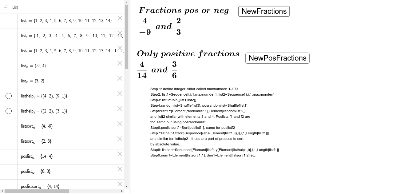 RANDOMFRACTIONS – GeoGebra
