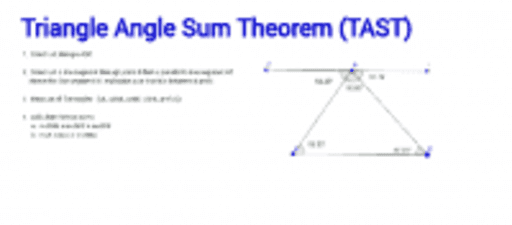 (TAST) Triangle Angle Sum Theorem – GeoGebra