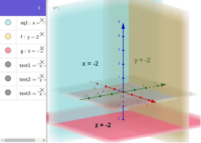 Equations of Planes – GeoGebra