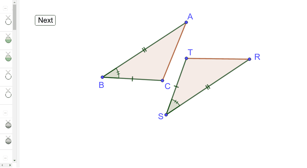 edge-angle-edge triangles – GeoGebra