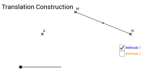 Translation - Construction – GeoGebra