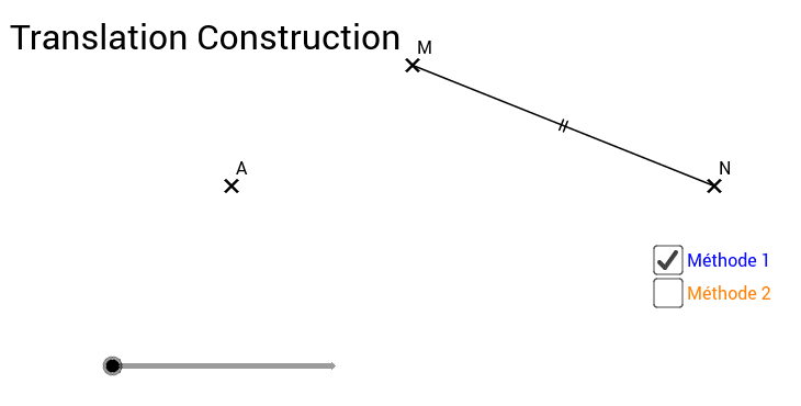 Translation - Construction – GeoGebra
