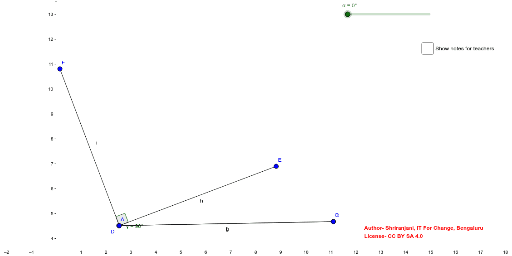 Introduction to Complementary Angles – GeoGebra