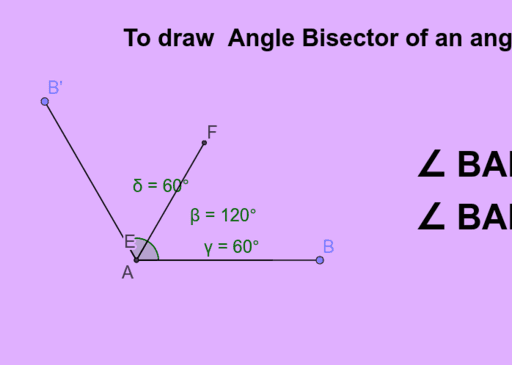 Angle Bisector – GeoGebra