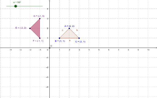 Rotation of Triangle – GeoGebra