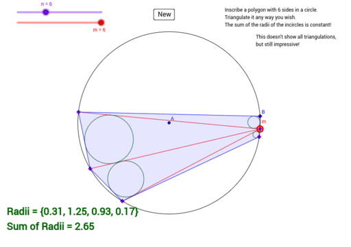 Sum of Radii – GeoGebra
