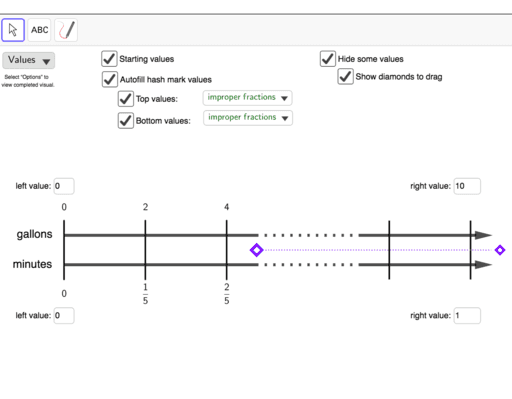 Double Number Line Maker – GeoGebra