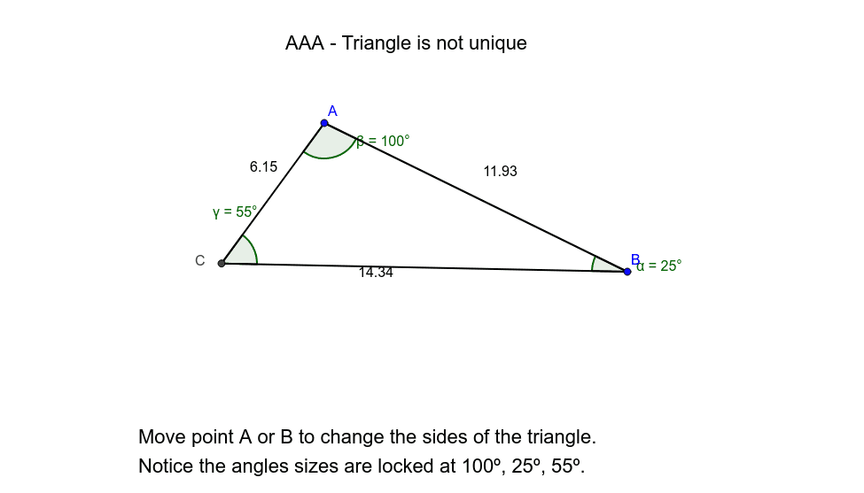Congruence Shortcuts – GeoGebra