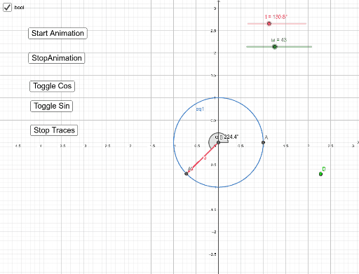 The unit exponential function in Complex plane – GeoGebra