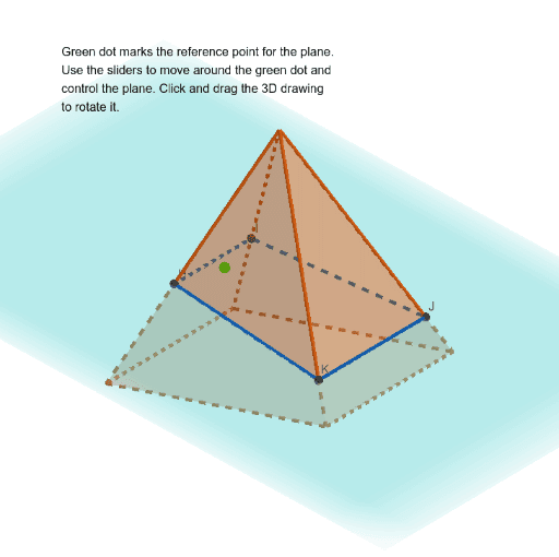 Pyramid Cross-Sections – GeoGebra