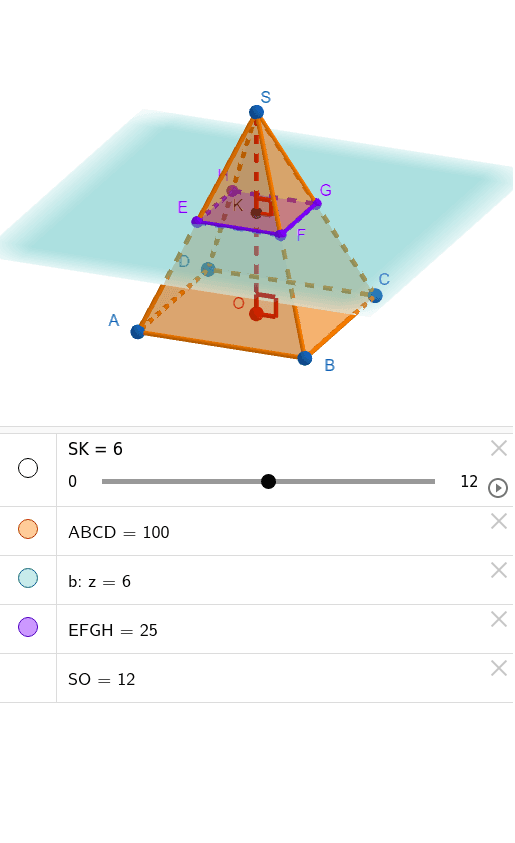 Pyramid Section – GeoGebra