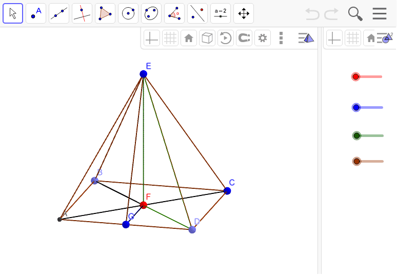 Pyramide Pythagoras – GeoGebra