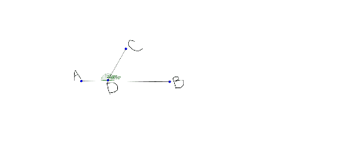 Finding the sum of an angle with two lines – GeoGebra