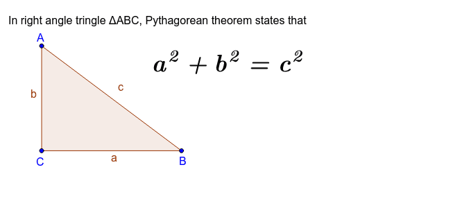 Theorem Statement – GeoGebra
