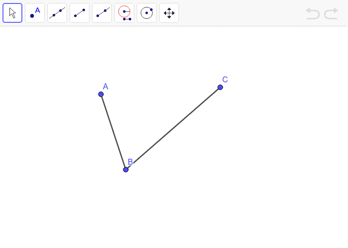 Angle Bisector Construction – GeoGebra