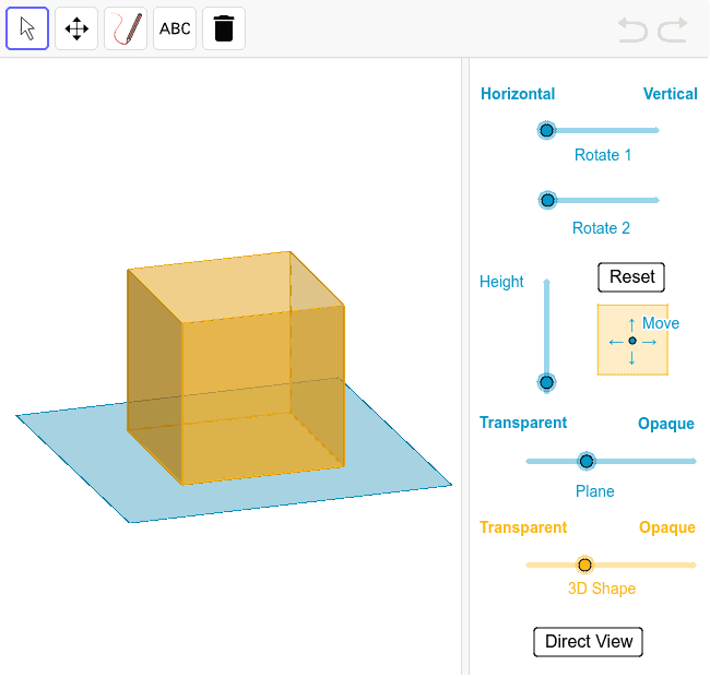 7.6.10.4b Drawing Cross Sections - Cube – GeoGebra