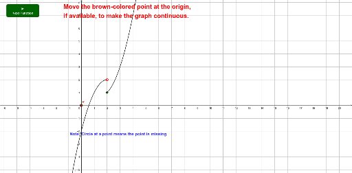 Concept of Continuity – GeoGebra