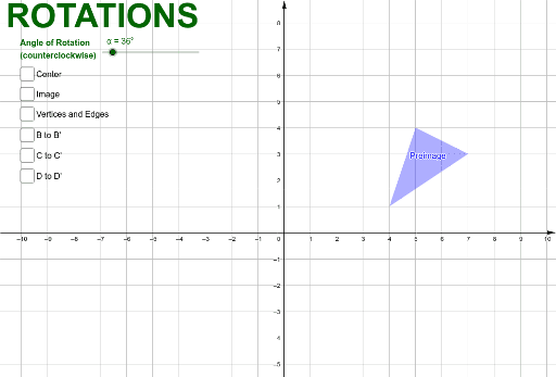 Exploring Rotations – GeoGebra