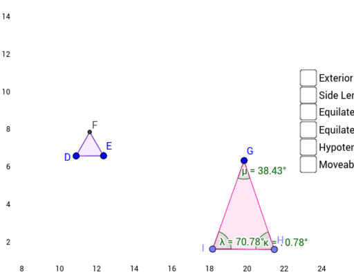 Classifying Triangles – GeoGebra