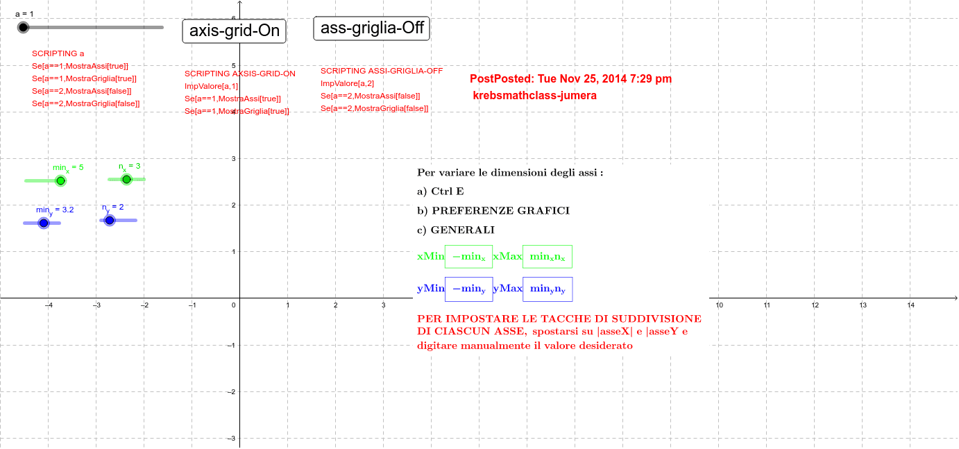 show/Hide Axes and Grid - size Axes - – GeoGebra
