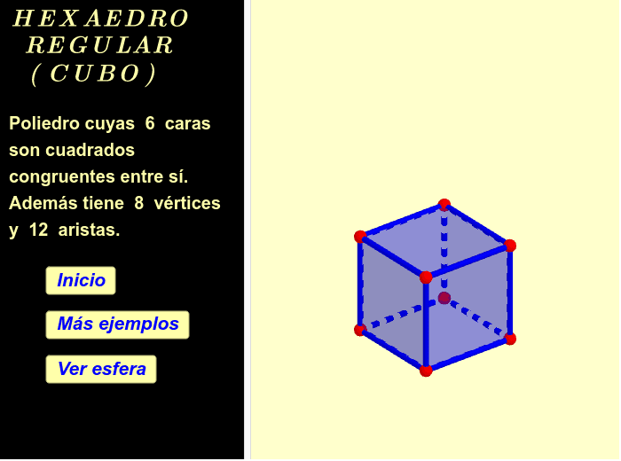 Hexaedro regular - cubo ( definición ) – GeoGebra