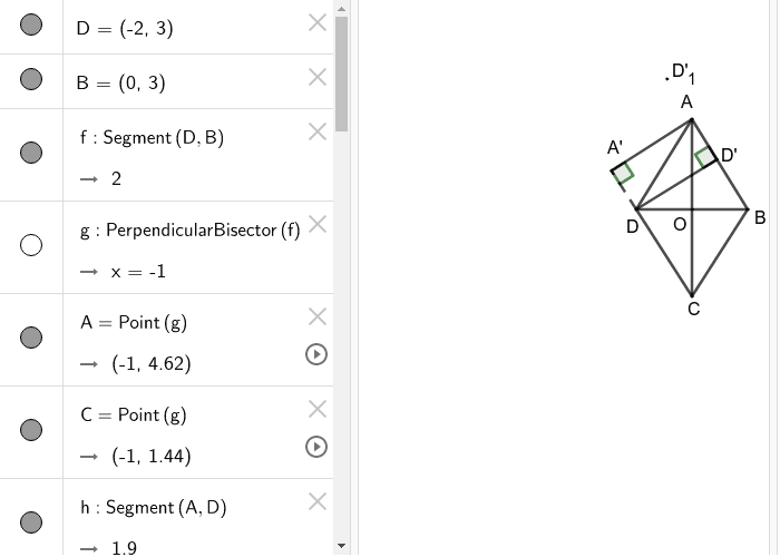 Paralelogramul – GeoGebra