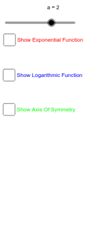 Exponential and Logarithmic Functions – GeoGebra