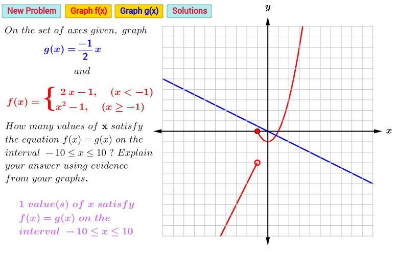 Problem 36 - Piecewise Functions – GeoGebra