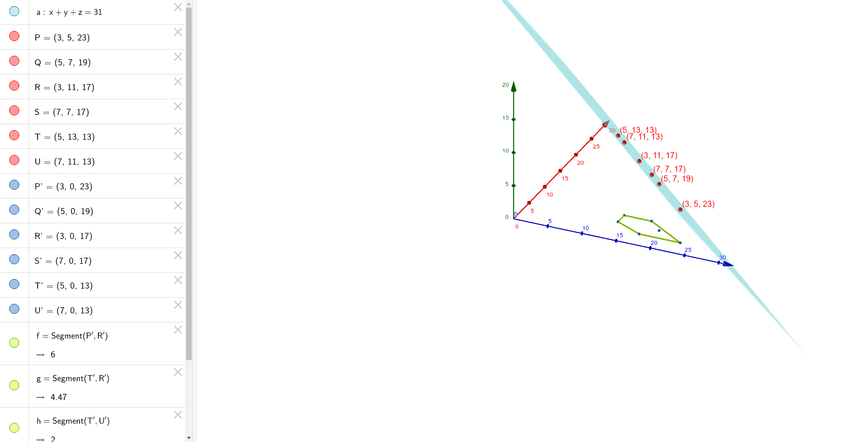 Planos – GeoGebra