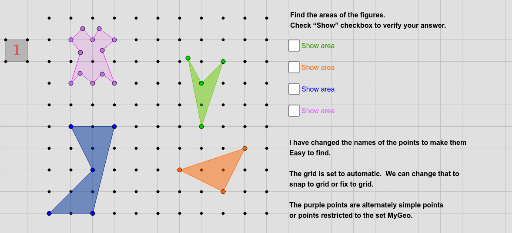 A sample activity – GeoGebra
