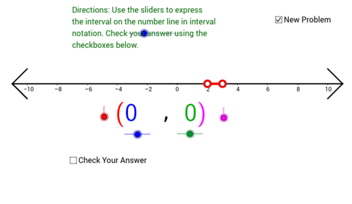 Intervalli aperti e chiusi – GeoGebra